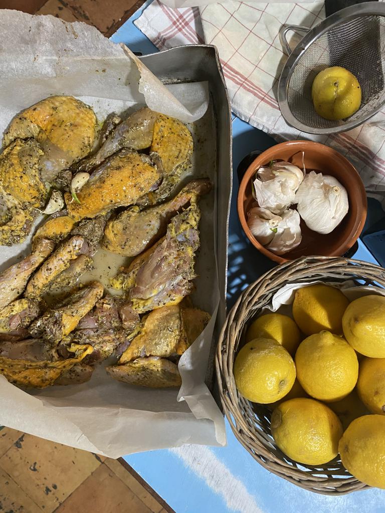 Faraona alla Leccarda - Tenuta di Murlo - Umbria, Italy